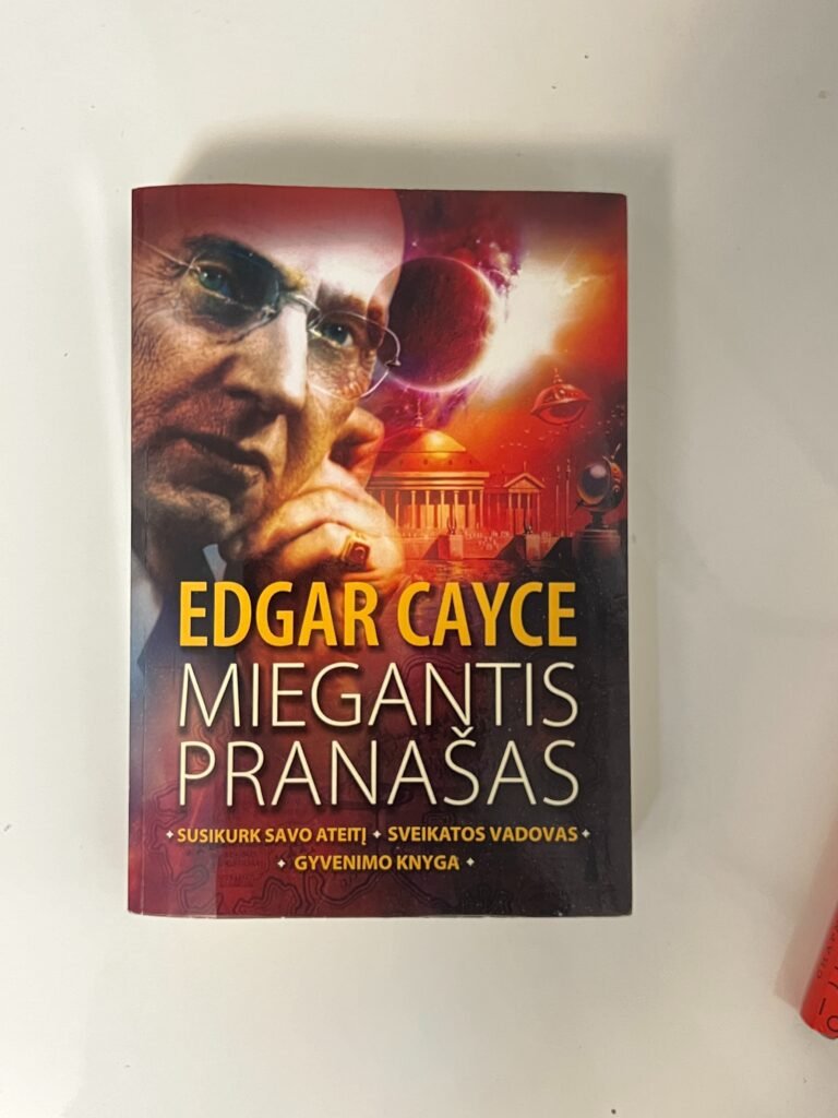 Lithuanian psychological book Miegantis Pranasas by Edgar Cayce - Buy ...